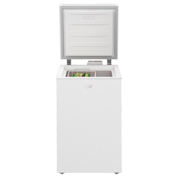 Beko Chest Freezer 104L, Compact Freestanding, White - Right Deal Malta